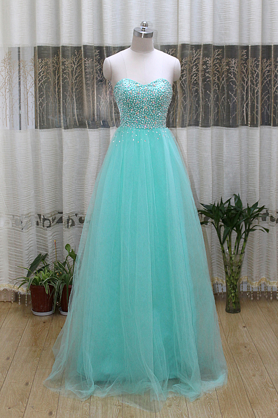 Sequin Prom Dresses, Mint Prom Dresses, Tulle Prom Dresses, Long Prom ...